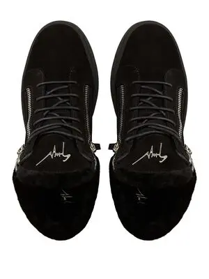 GIUSEPPE ZANOTTI Kriss Winter Mid-top Sneakers - Black