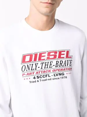 DIESEL Logo-print Sweatshirt