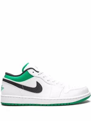 JORDAN Air 1 Low/lucky Green Sneakers - White