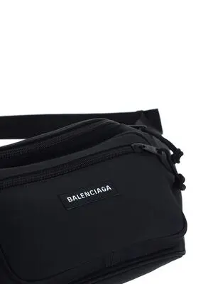 Balenciaga Explorer Logo-patch Belt Bag - Black