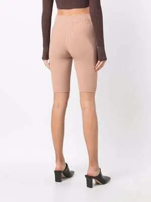 ANDREĀDAMO Ribbed Knit Cycling Shorts