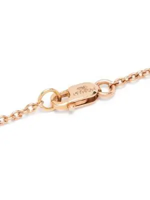 MONAN 18kt Rose Gold Evil Eye Diamond, Sapphire, And Ruby Bracelet