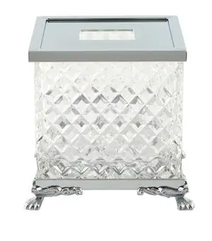 ZODIAC Lion Feet Tissue Box - Silver