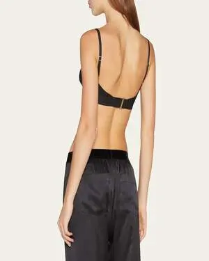 TOM FORD Contrast Logo-band Bra