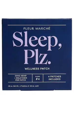FLEUR MARCHE Sleep, Plz Cbd Patch 4 Count