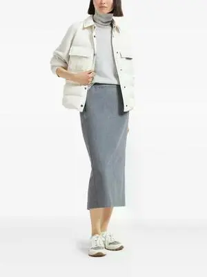 Brunello Cucinelli Roll-neck Cashmere Sweater - Grey