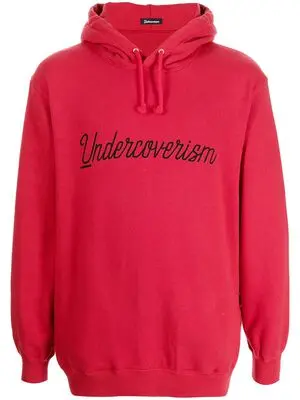 UNDERCOVERISM Cursive Logo-print Hoodie