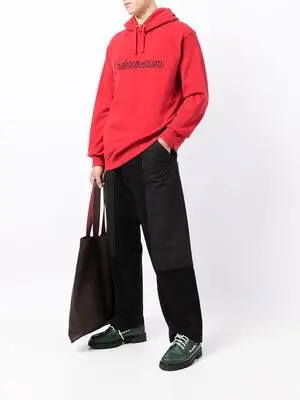 UNDERCOVERISM Cursive Logo-print Hoodie
