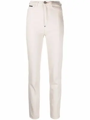 Philipp Plein High-waist Skinny Jeans - Neutrals