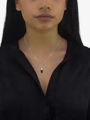 TRUE ROCKS Pill Pendant Necklace - Silver