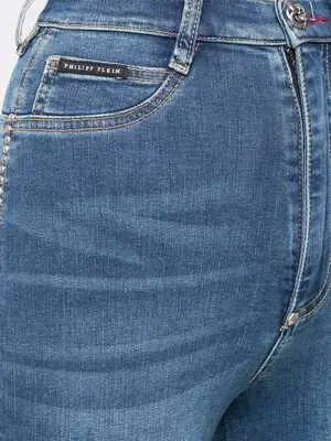 Philipp Plein Super-high Waisted Skinny Jeans - Blue