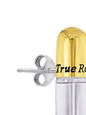 TRUE ROCKS Pill Stud Earring - Silver