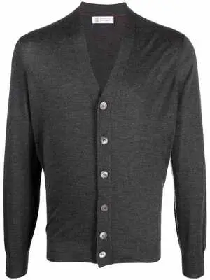 Brunello Cucinelli V-neck Cashmere-silk Cardigan