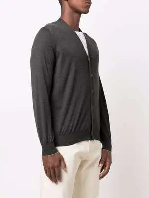 Brunello Cucinelli V-neck Cashmere-silk Cardigan