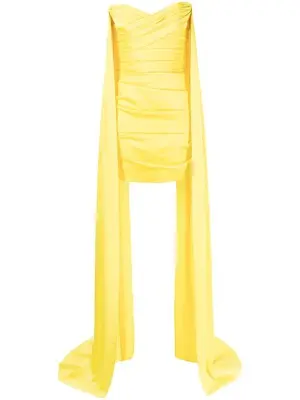 Alex Perry Draped Panel Ruched Dress