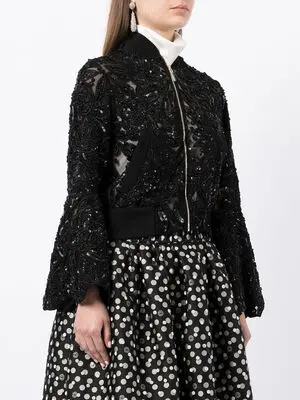 Elie Saab Sequin-embellished Jacket