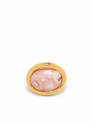 Charlotte Chesnais Neo Turtle Rhodochrosite Earcuff - Pink