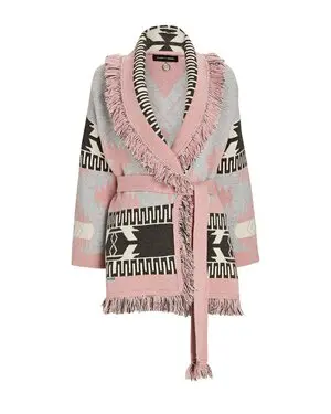 Alanui Icon Cashmere Wrap Cardigan - Pink