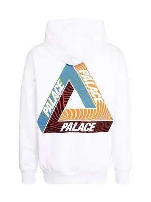 PALACE Tri-tex Logo-print Hoodie - White