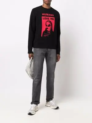 DIESEL® Alien Intarsia-knit Jumper