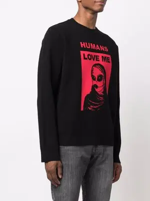 DIESEL® Alien Intarsia-knit Jumper