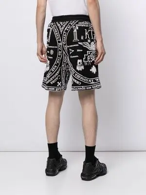 KTZ Church Print Track Shorts