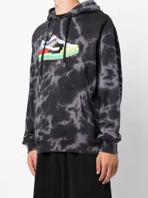 MOSTLY HEARD RARELY SEEN Cowboy-print Cotton Hoodie - Black