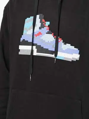 MOSTLY HEARD RARELY SEEN 8-BIT 508 Hi-top Printed Hoodie - Black