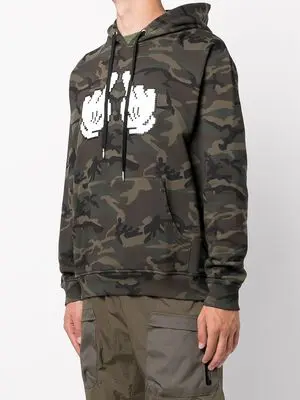 MOSTLY HEARD RARELY SEEN Double F-print Cotton Hoodie