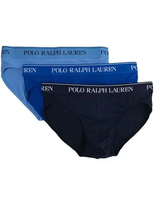 Polo Ralph Lauren Low Rise 3-pack Brief - Blue
