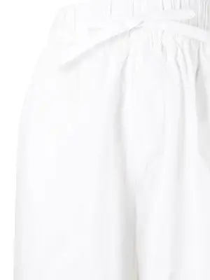 TEKLA Poplin Pajama Shorts - White