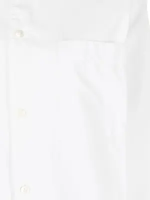 TEKLA Poplin Long-sleeve Pajama Shirt - White