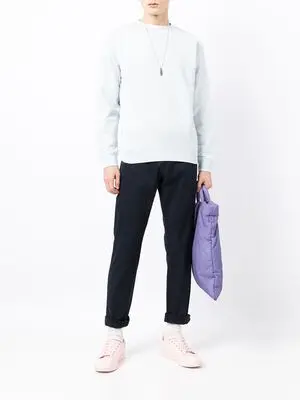 Sunspel Ribbed-trim Cotton Sweatshirt