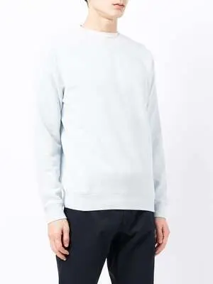 Sunspel Ribbed-trim Cotton Sweatshirt