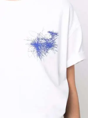 Off-White Printed Organic Cotton T-shirt