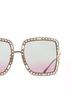 Gucci Chain-link Frame Sunglasses