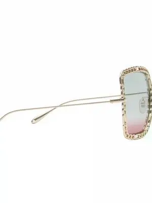 Gucci Chain-link Frame Sunglasses