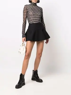Valentino Garavani Flared-effect Mini Skirt