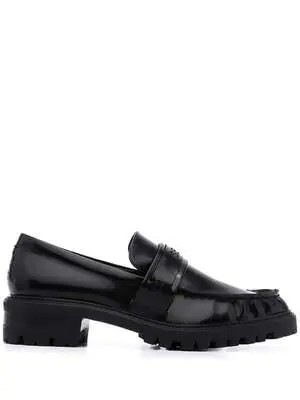 Senso Met I Calf Leather Loafers