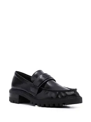 Senso Met I Calf Leather Loafers