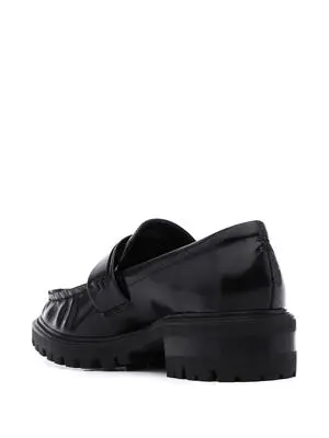 Senso Met I Calf Leather Loafers