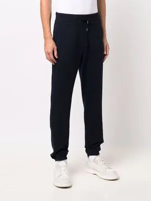 Bruno Manetti Drawstring-waist Wool Track Trousers