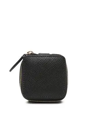 Smythson Small Panama Trinket Case - Black