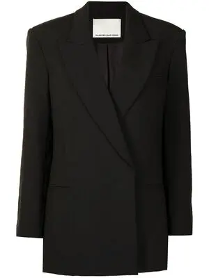 SAMUEL GUÌ YANG Double-breasted Peak Lapel Blazer