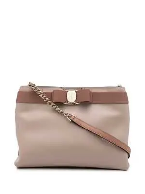 FERRAGAMO Ella Leather Bag Pink
