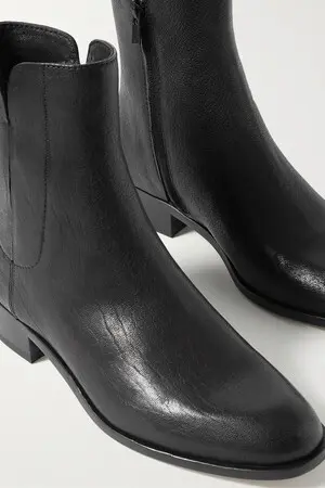 LOEFFLER RANDALL Ronnie Leather Ankle Boots