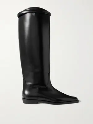TOTÊME - TOTEME + Net Sustain The Riding Leather Knee High Boots