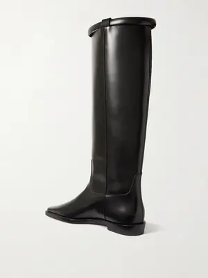 TOTÊME - TOTEME + Net Sustain The Riding Leather Knee High Boots