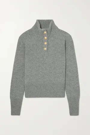 Alexander McQueen Cashmere Sweater Gray