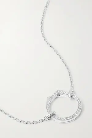 REPOSSI Antifer 18-karat White Gold Diamond Necklace Gold